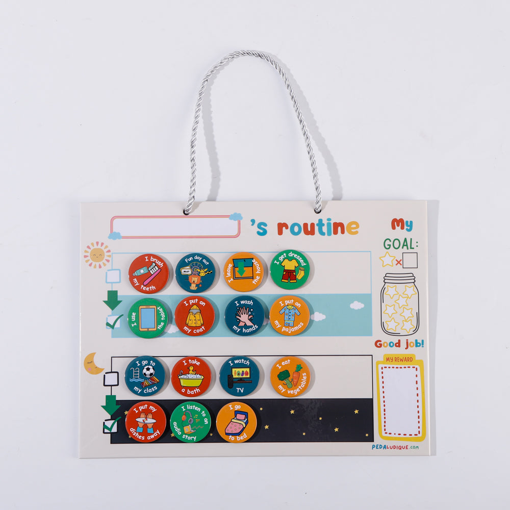 Visual Routine Chart for Children – Ages 3 +| Positive Parenting Tool ...